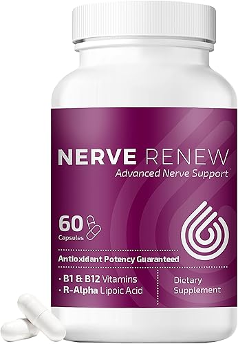 NERVE RENEW Advanced Nerve Support - 300mg Stabilized R-Alpha Lipoic ...