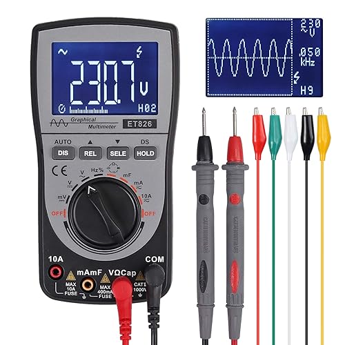 Proster Intelligent Oscilloscope Multimeter 4000Count - Oscilloscope ...
