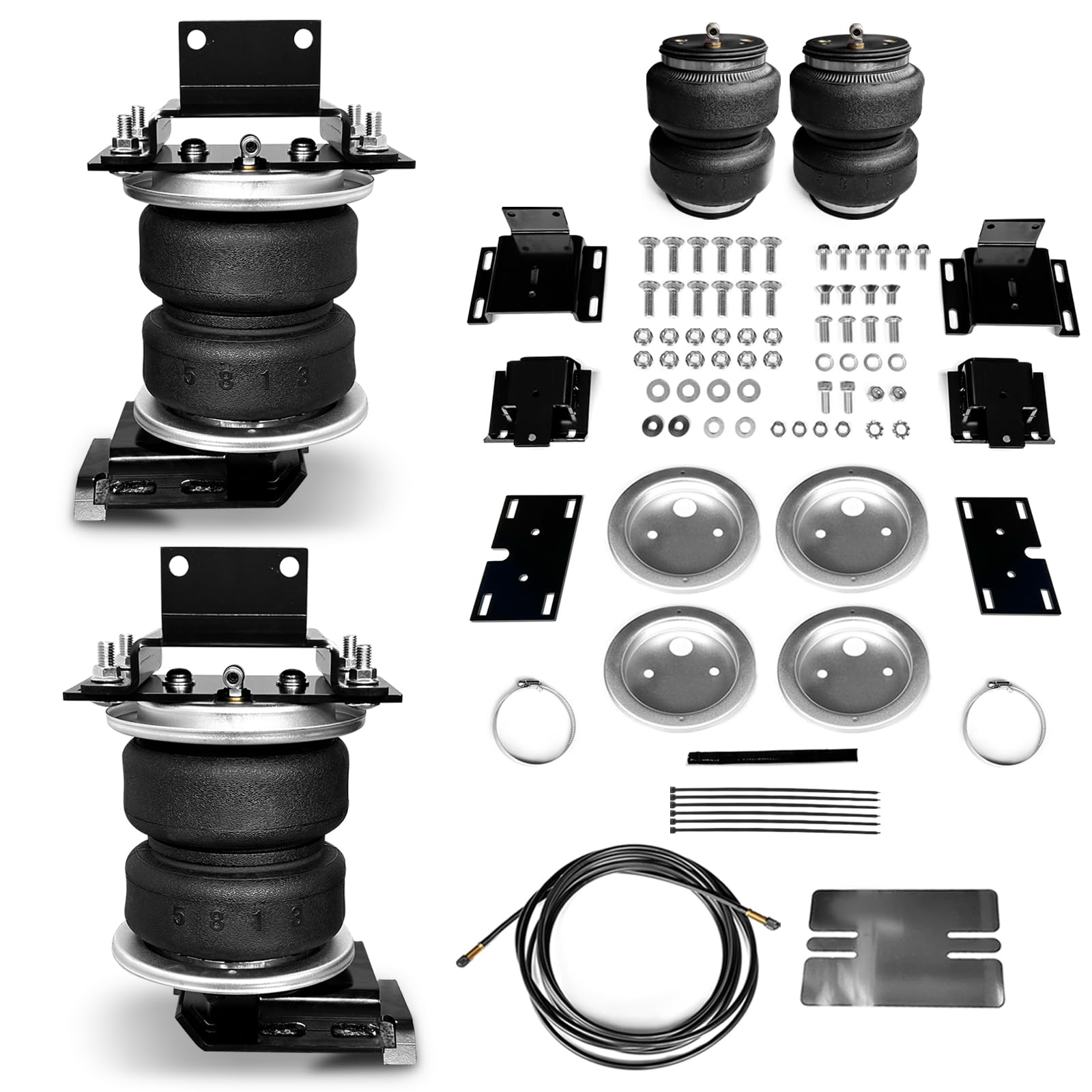 KEIYSHOLCK Rear Air Spring Bag Suspension Kits Compatible with 2011 ...