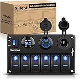 Amazon.com: Nilight 6 Gang Rocker Switch Panel Waterproof Pre-Wired ...