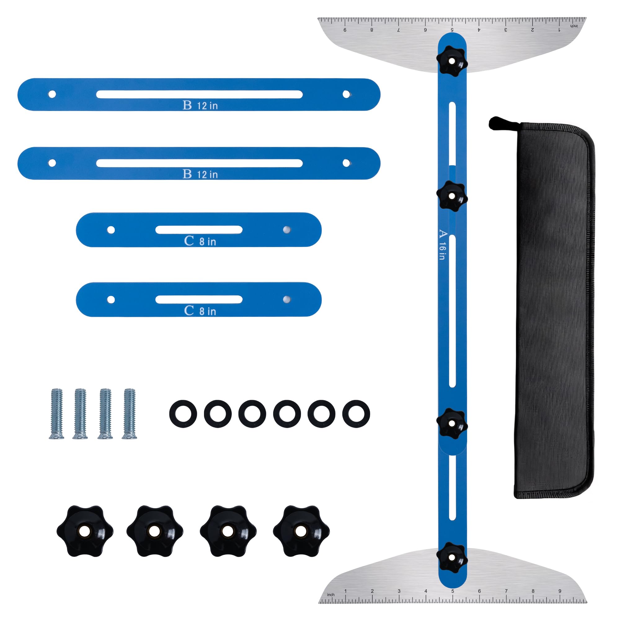 tonchean Stair Treads Gauge Template Tool Solid Metal Tread jig Shelf ...