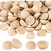 Amazon.com: 1/2 inch Half Wooden Balls, 500PCS Unfinished Round Wood ...
