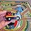 Amazon.com: Melissa & Doug Round the Rails Train Rug With 3 Linking ...