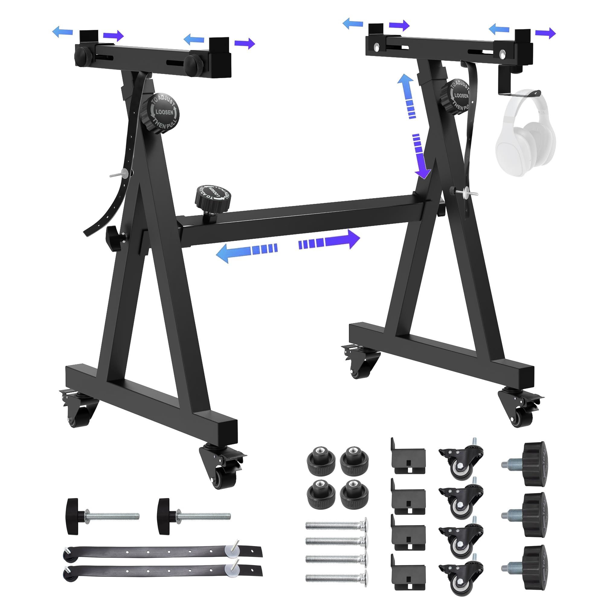 Halostand Universal Keyboard Stand, Z-style Heavy-Duty Piano Stand ...