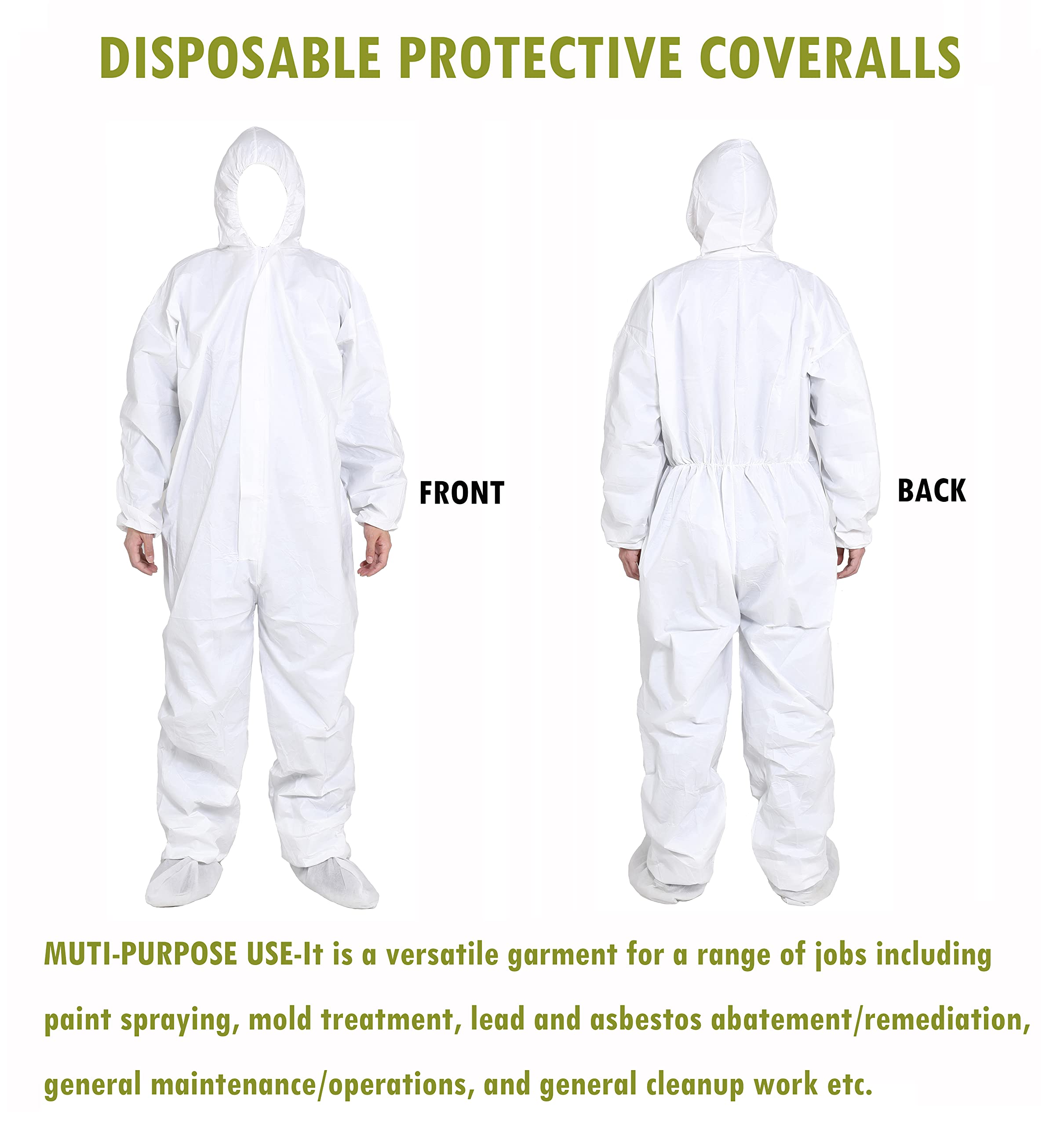 Mua SYINE Disposable Protective Coverall Suit with Hood,Painters ...