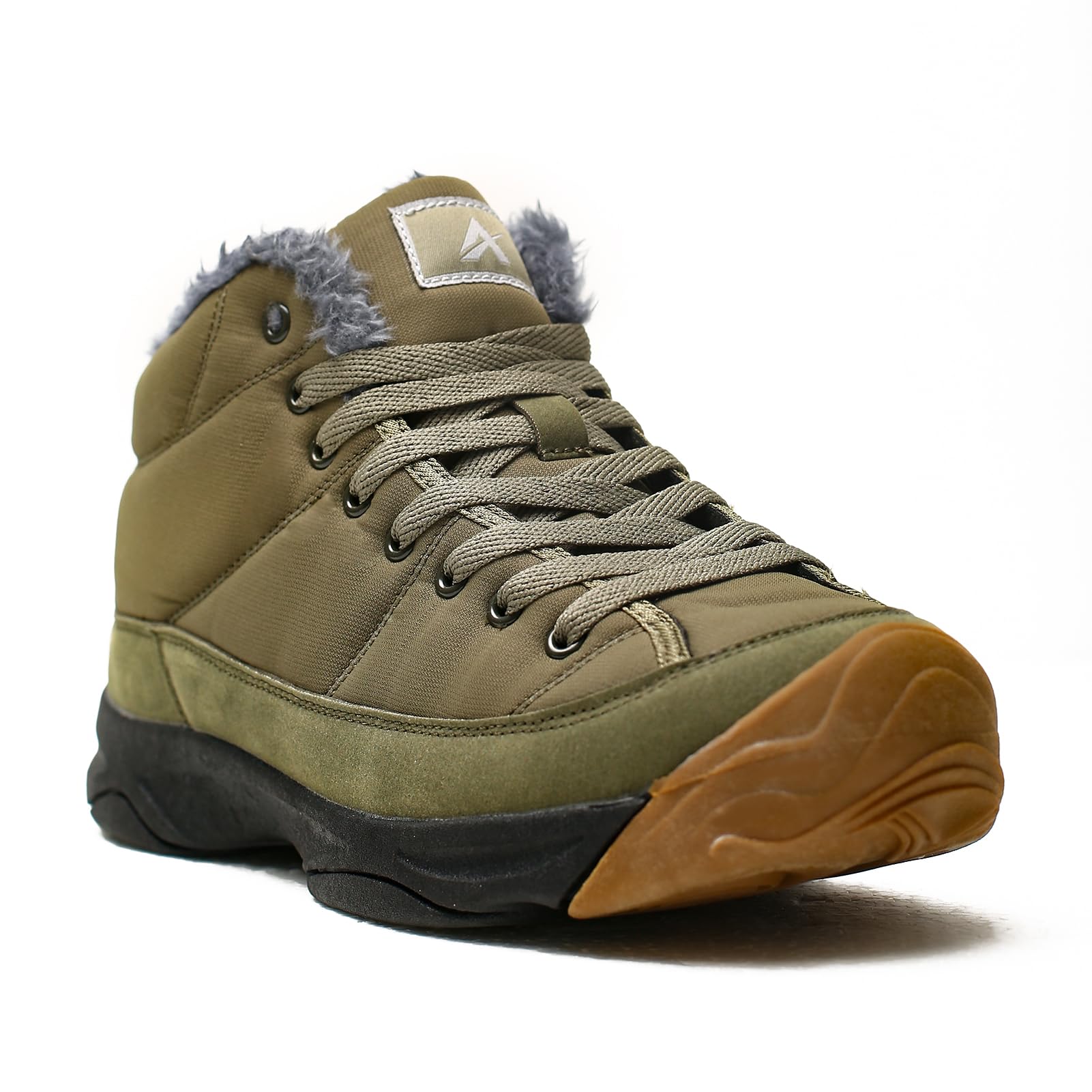 Azooken Men's Winter Snow Boots Mountaineering Boot Water Resistant Non ...