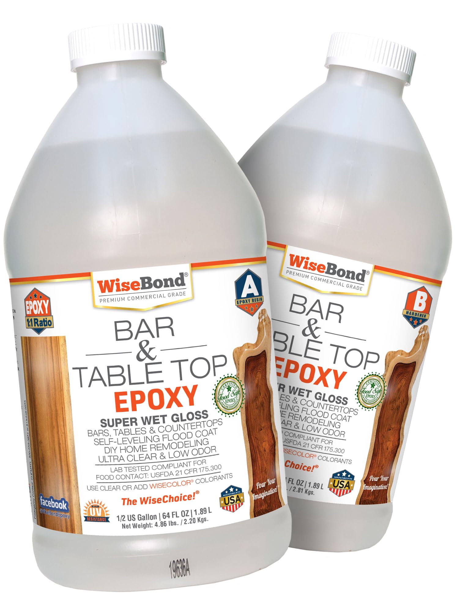 Mua WiseBond Premium Commercial Grade 1 Gallon Table Top Epoxy Resin ...