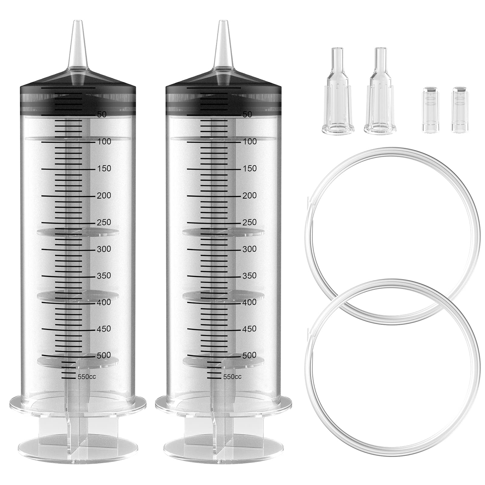 Mua FOUR E'S SCIENTIFIC 2 Pack 500ml/cc Large Syringes with 39inch ...