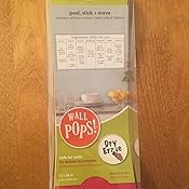 Wall Pops WPE98895 Dry Erase Peel and Stick Whiteboard Dry-Erase Weekly ...