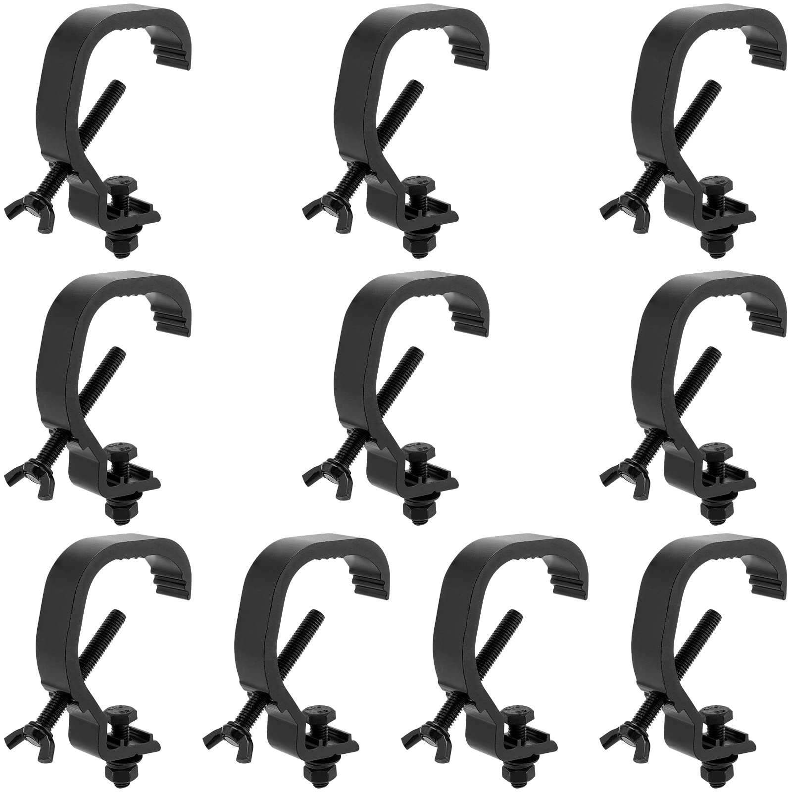 KOHAND 10 Pack Stage Light Clamp Hook, Aluminum Alloy Truss C-Clamp ...