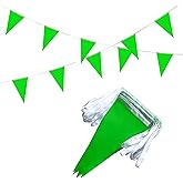 Amazon.com: TSMD Solid White Pennant Banners Flags String DIY Blank ...