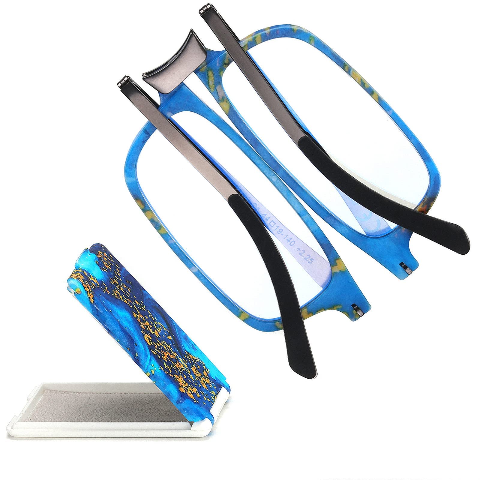 Missfive Modern Folding Reading Glasses For Women Men Blue Light ...