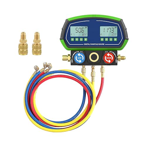 AUTOAND AC Digital Refrigerant Manifold Gauge Set for HVAC ...