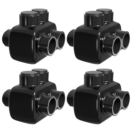 OHLECTRIC 4 Pack - Insulated Wire Connector 2 Port Dual Side Entry for ...