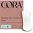 Amazon.com: Cora Period Liners | 100% Organic Cotton Topsheet | Ultra ...