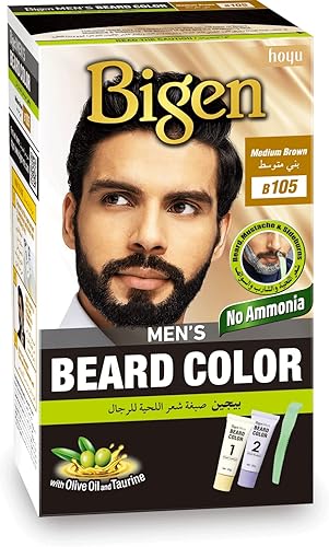 Bigen Men's No Ammonia Beard Color - Medium Brown B105 price in Saudi ...
