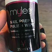 Mylee Gel Polish Remover Acetone 250ml, Salon Professional UV LED Nail ...