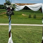 Amazon.com: SoarDream 1 Piece 27x120 inch Chiffon Table Runner Elegant Black Chiffon Table ...