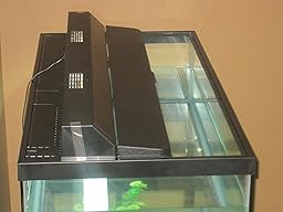 Amazon.com : All Glass Aquarium AAG21236 Fluorescent Deluxe Hood, 36 ...