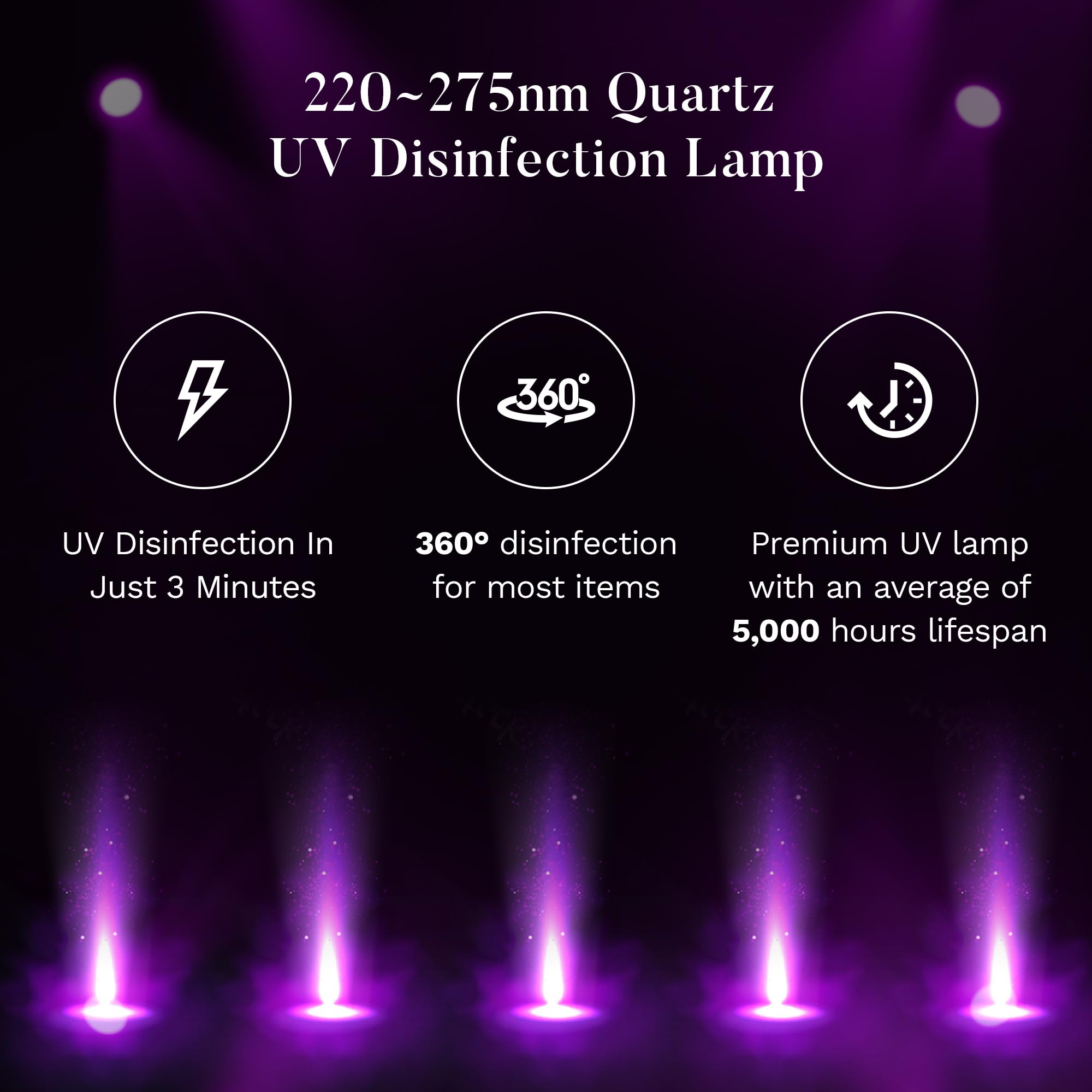 Mua ENNVA UV Light Sanitizer - Large UV-C Light Box - Powerful 360 ...