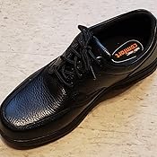 Amazon.com | safeTstep Slip Resistant Men's Black Men's Comfort Oxford ...