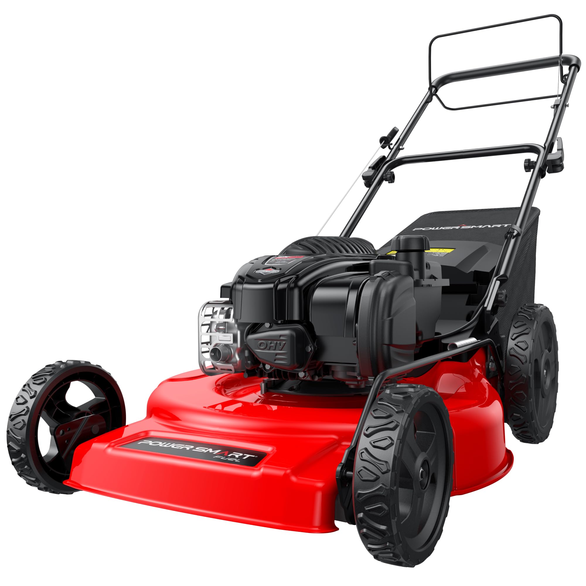 PowerSmart 22-Inch Gas Lawn Mower, 150cc B&S Engine, Self-Propelled, 3 ...