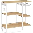 Amazon.com - VASAGLE Baker's Rack, Coffee Bar Stand with Charging ...