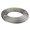 Muzata 150 Feet 1/8" Stainless Steel Cable Wire Rope Aircraft Cable ...