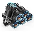 Amazon.com: 6 Pack USB C Car Charger, Ancekoy 38W Dual USB-C + USB-A Car Charger Adapter Fast ...