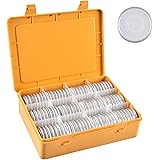 Amazon.com : 168 Pieces 46mm Coin Capsules with Foam Gasket and Plastic ...