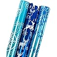 Amazon.com: MAYPLUSS Christmas Wrapping Paper Roll - Mini Roll - 17 ...