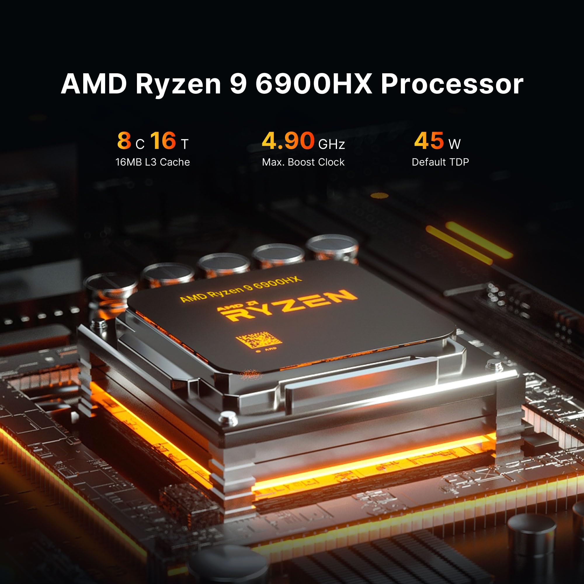 Mua Gaming Mini Pc Ryzen 9 6900HX【Dual 2.5GbE LAN】 Windows 11 Pro P3 ...