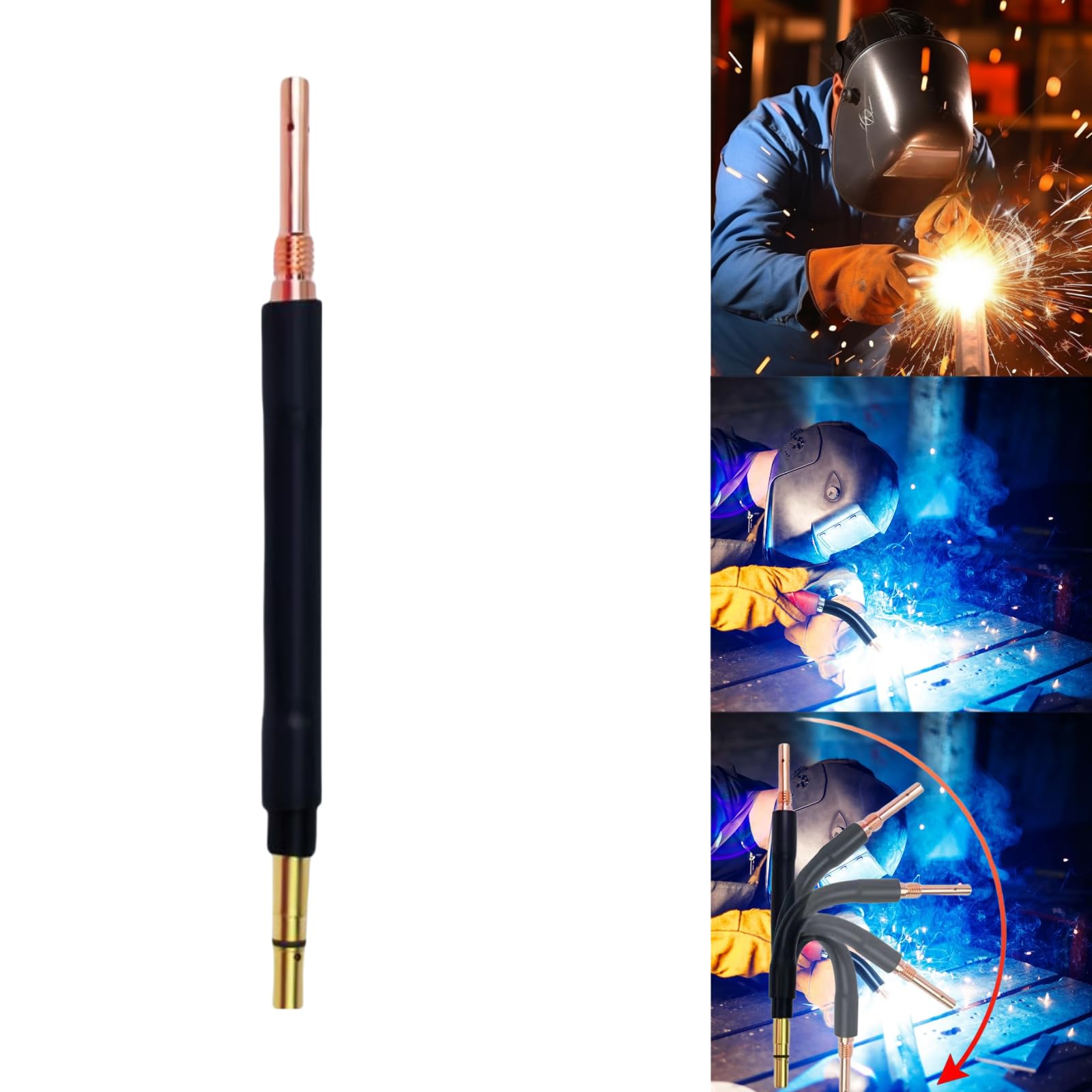 Spool 360° Arbitrary Bending 200Amp Gas Gasless MIG Welding Machine ...