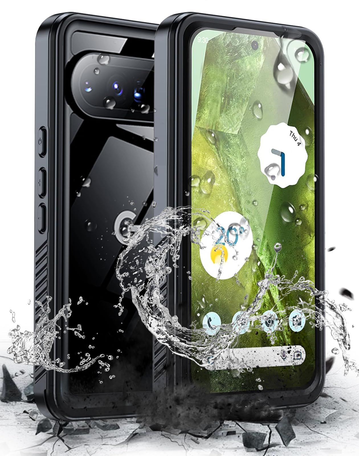 Mua Hualele Pixel 9 Pro XL Case Waterproof Built-in Screen Protector ...