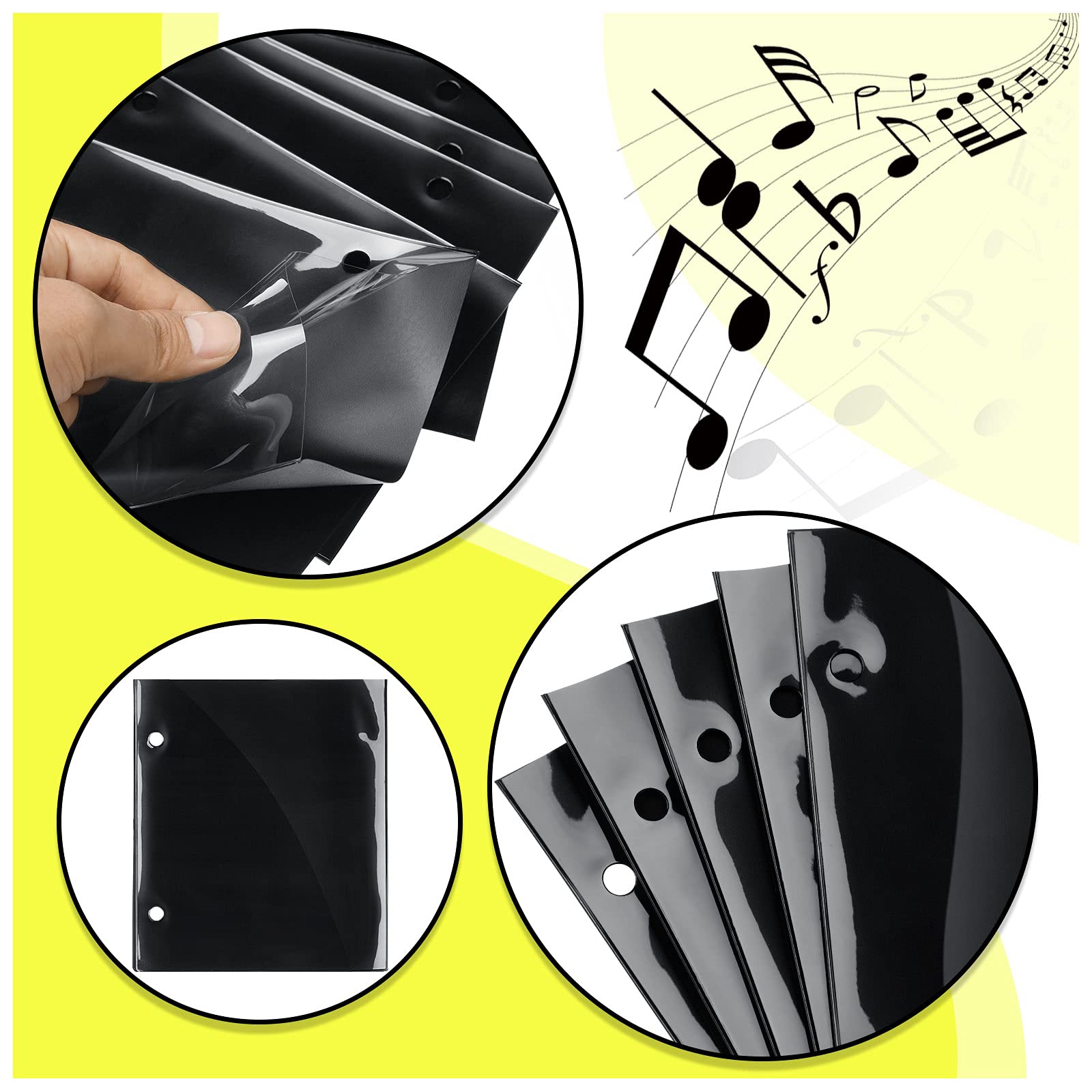 Mua Outus 12 Pieces Flip Folder Pages Music Folder Marching Band 7.5 x ...
