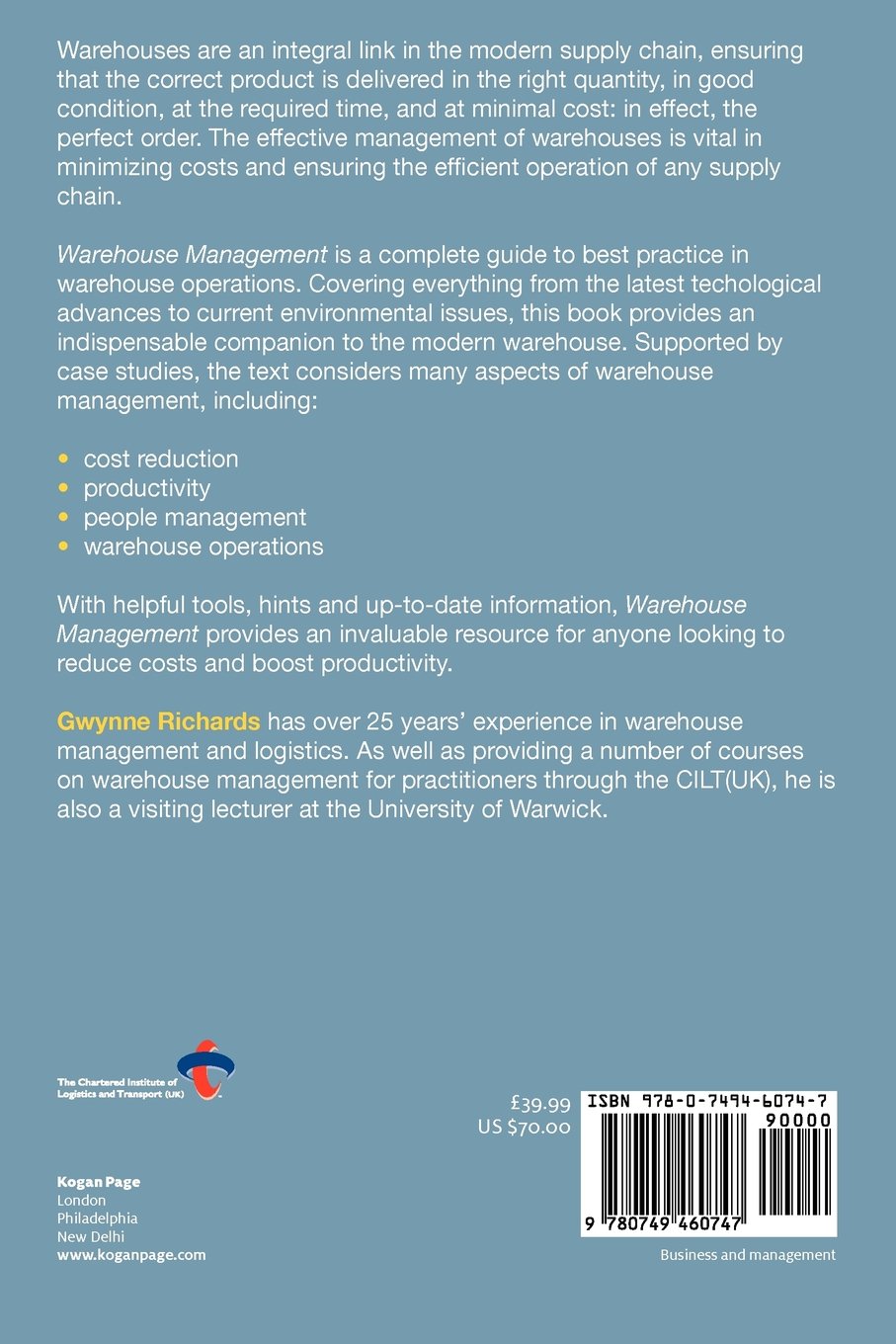 GWYNNE RICHARDS WAREHOUSE MANAGEMENT PDF