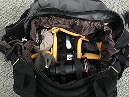 Amazon.com : Selens High-Capacity Shockproof DSLR SLR Camera Padded Bag ...
