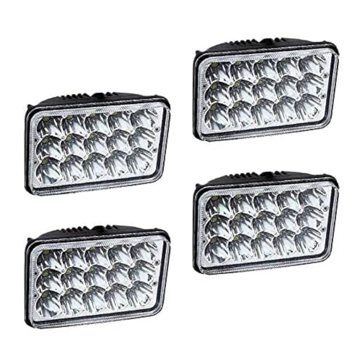 AMUNIESUN DOT Approved LED Headlights 4x6 Sealed Beam Housing Bulb for ...