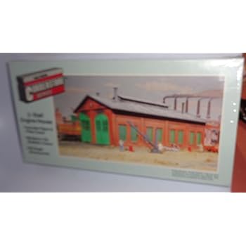 Amazon.com: Pikestuff HO Modern 1 or 2 Stall Engine House Kit: Toys & Games