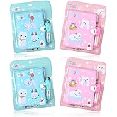 Amazon.com : JieyueJewelry 4 Pcs Mini Notebook with Pen, Kawaii ...