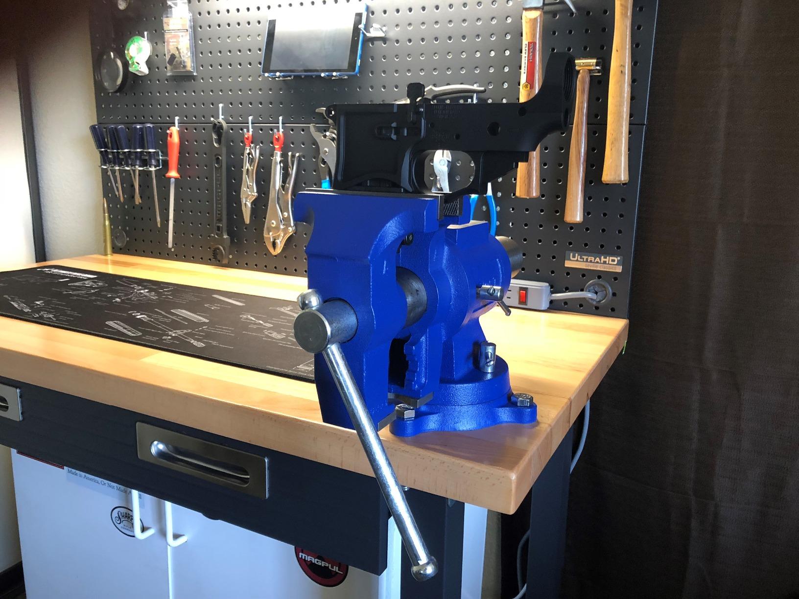$28/mo - Finance Yost Vises 5" Heavy-Duty Bench Vise, Double Swivel ...