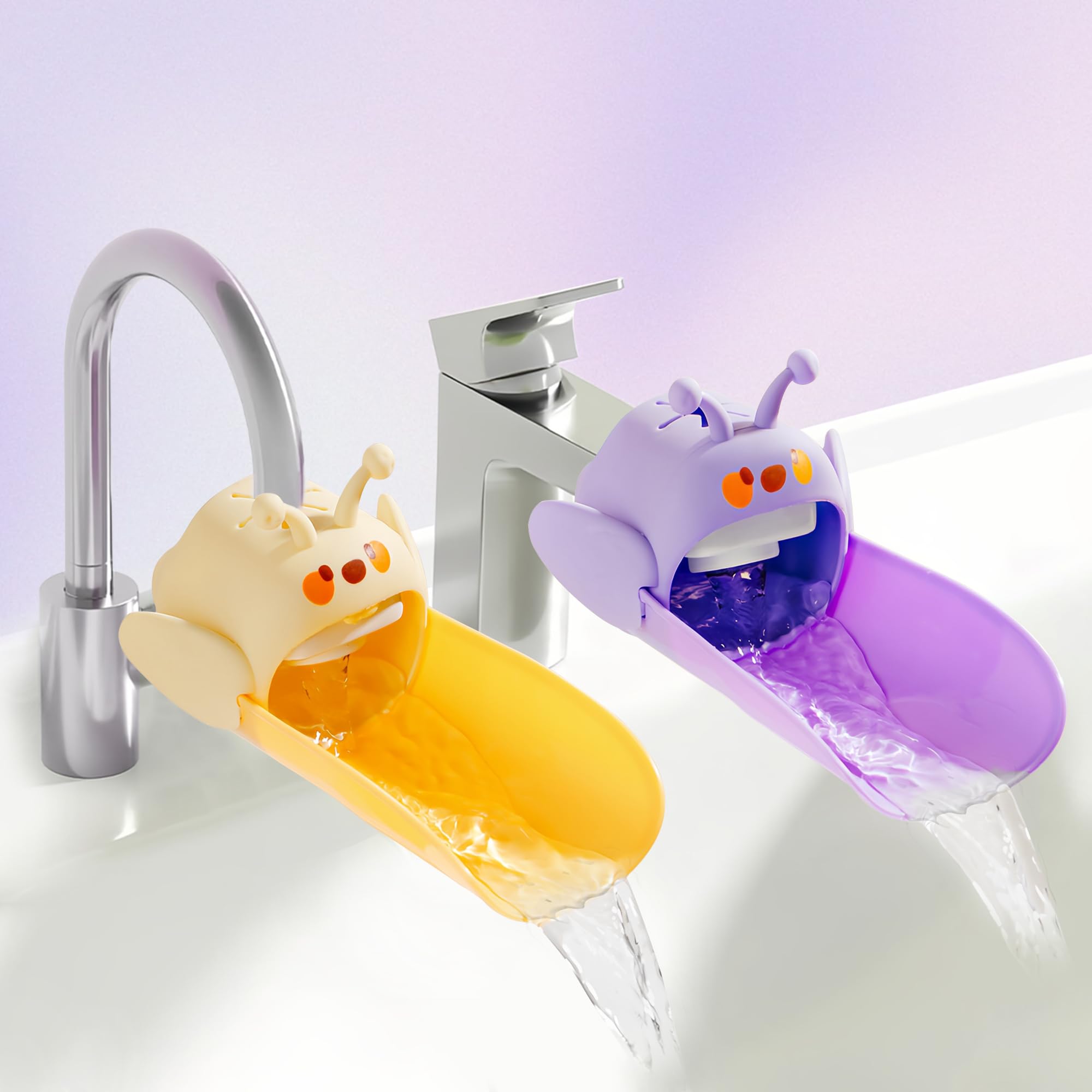 2 Pack Faucet Extender for Toddlers, PANIMOSI Kids Sink Extender for ...