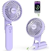 Amazon.com: EasyAcc Portable Handheld Fan, Portable Fan for Travel ...