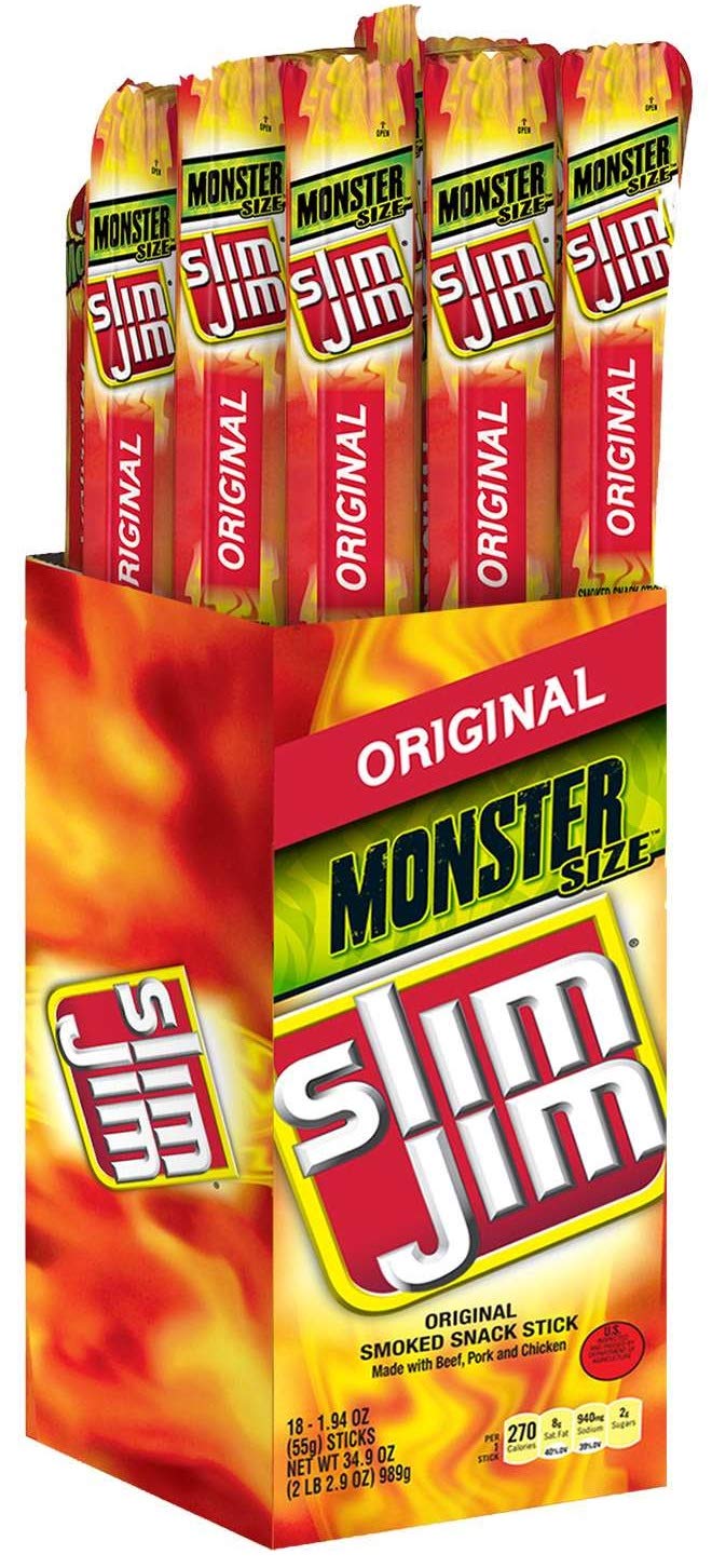 Slim Jim Original Monster Stick, 1.94 Ounce Stick -- 108 per case ...