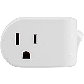 Amazon.com: Cordinate Grounded Outlet On/Off Power Switch, 3 Prong ...