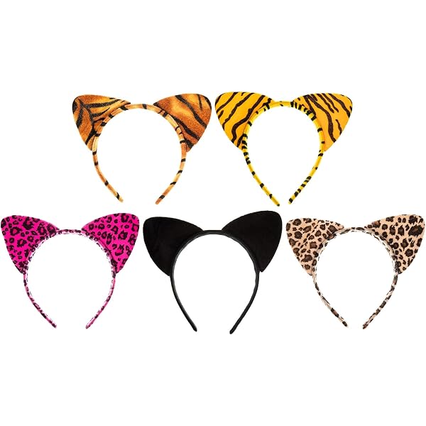 Zoo Animal Headbands Fun Express - Set Of 12 With Zebra, Giraffe ...