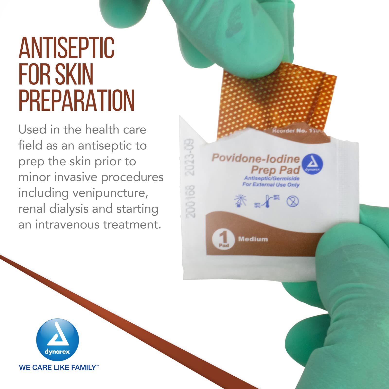 Mua Dynarex Povidone-Iodine Prep Pads, Saturated with Povidone Iodine ...