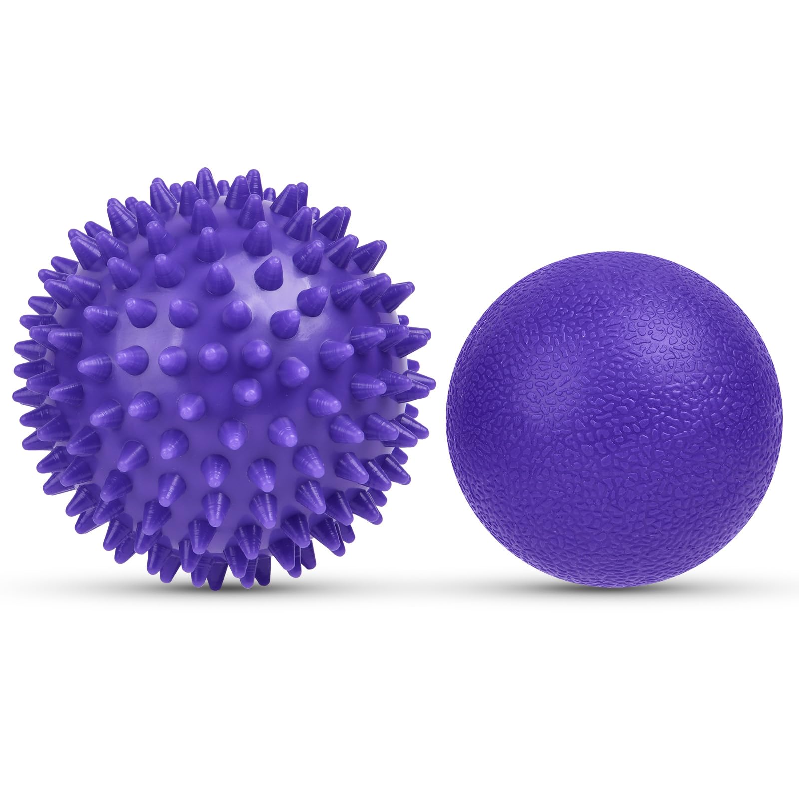 URAQT Spiky Massage Ball Set, 2 Pack Physical Therapy Massage Balls ...