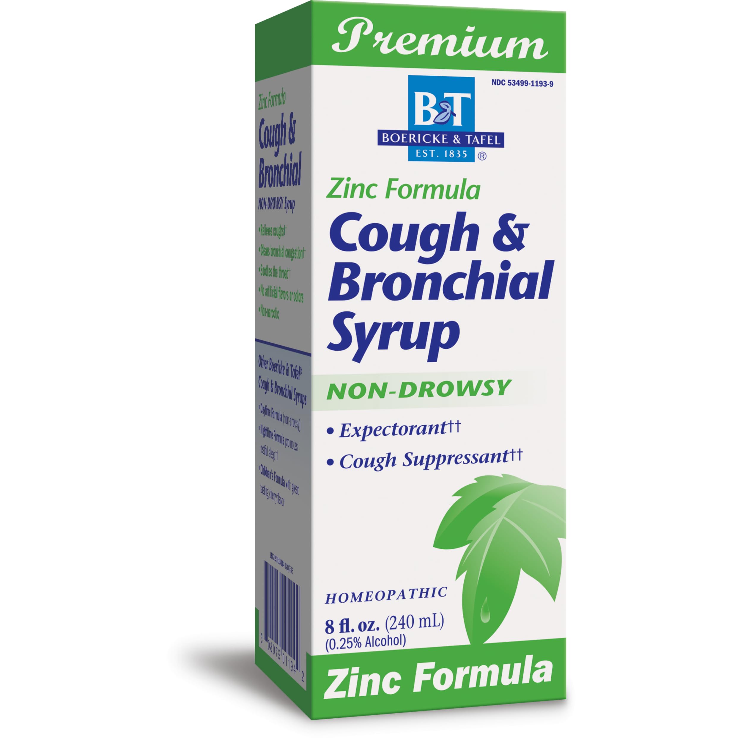 Mua Nature's Way Boericke & Tafel Cough & Bronchial Syrup with Zinc ...