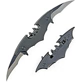 Amazon.com : BATMAN Bat Folding Dual Twin Double Blade Spring Assisted ...
